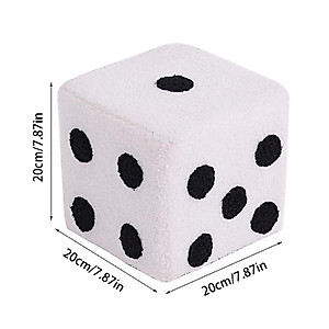 Huvqianu Dice Chair for Playroom | Dice Stool Chair | Dice Design Stool | Game-Themed Stool, Dice Chair for Kids, Dice-Inspired Seating, Dice-Shaped Stool, Fun Dice Stool