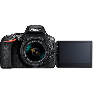 Nikon D5600 Digital SLR Camera & 18-55mm VR DX AF-P Lens - (Renewed)