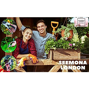 Heavy Duty Pruning Shears for Weak Hands for Women Men Hand Pruner Garden Shears for arthritic Hands Garden Scissors For Gardening, Rose Plants Garden Clippers Gardening Gift for Dad Mom Girl (Silver)