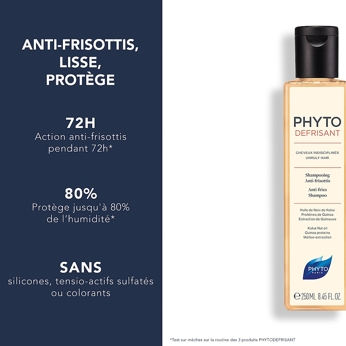 PHYTO PARIS Phytodéfrisant Anti-Frizz Shampoo, 8.45 fl. oz.