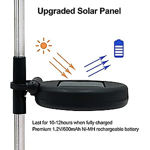 4Pack Firework Solar Lights Outdoor, Solar Garden Decorative Lights, Solar Walkway Lights Waterproof, 35 Copper Wires String Lights for Christmas, Pathway, Patio, Flowerbed