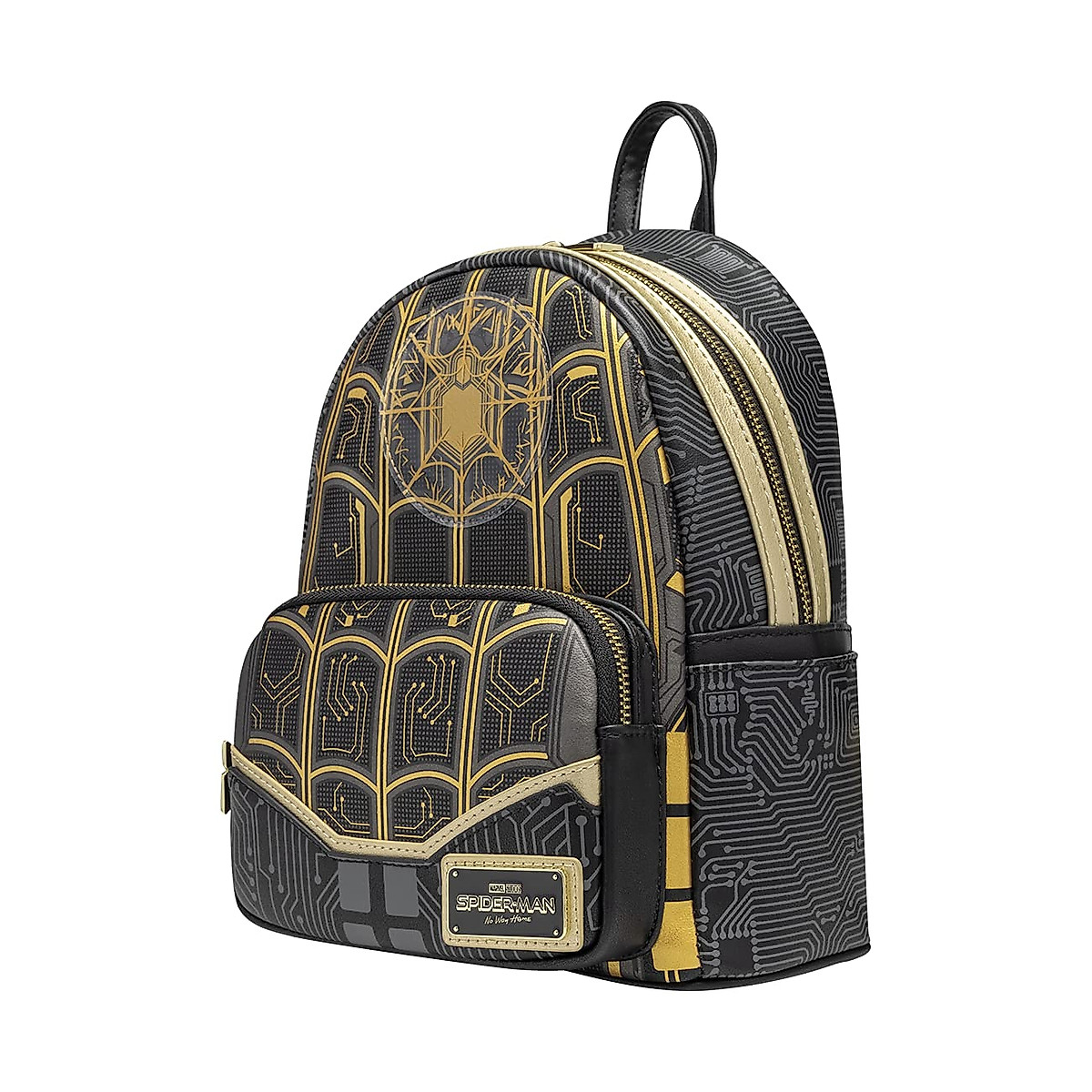 Loungefly Marvel NO Way Home Spiderman Cosplay Backpack, Multicolor, (MVBK0195)