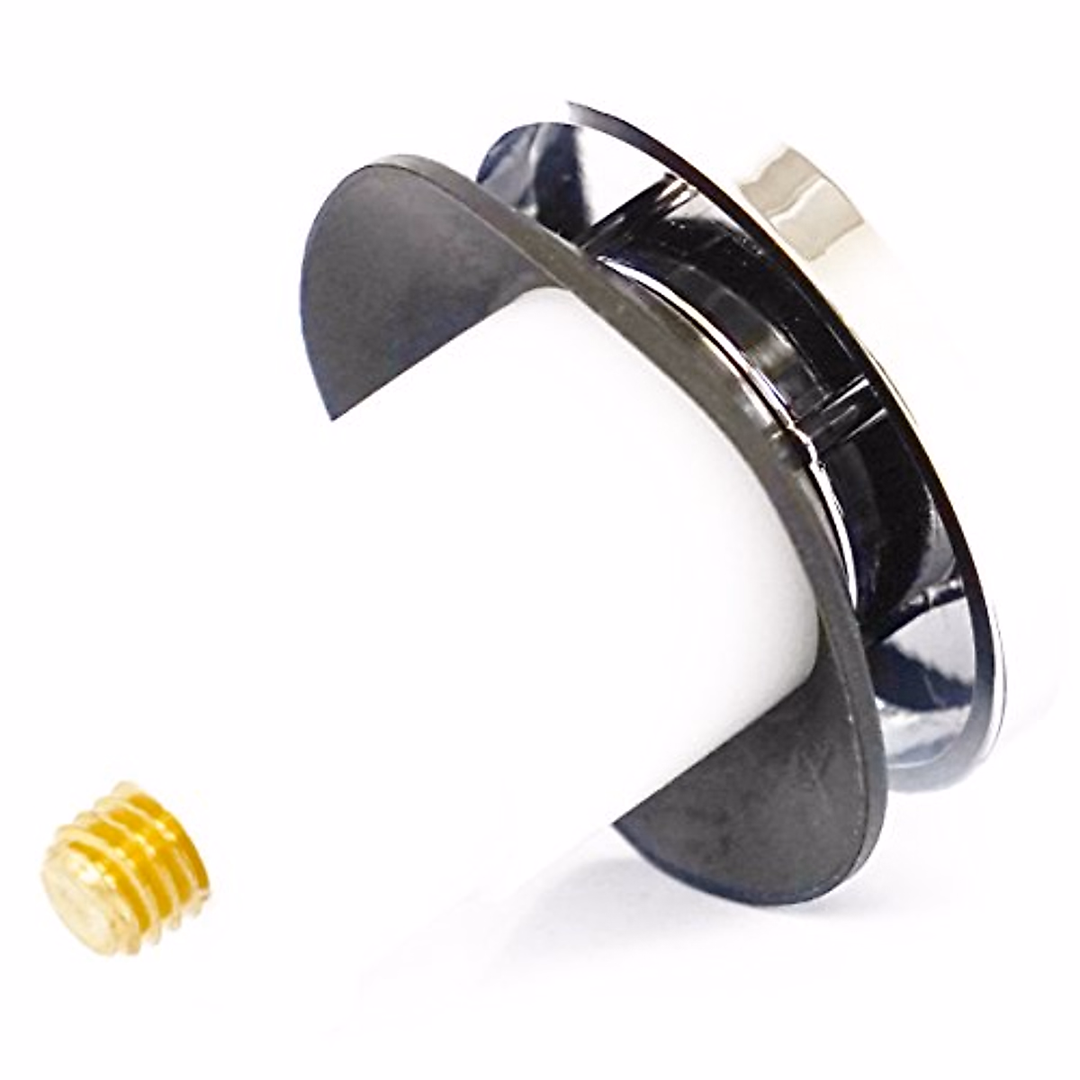 LASCO 03-4901 Tip-Toe Style, 5/16-Inch Thread x 2" Bathtub Drain Stopper, Chrome Plated