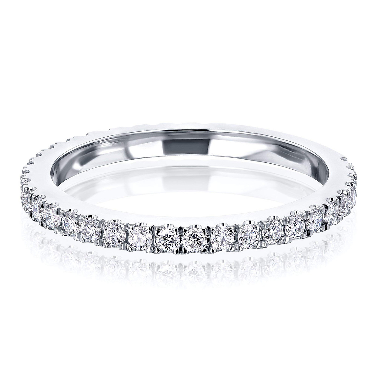 Kobelli Lab Grown Diamond Near Eternity Ring - white-gold / 4.5
