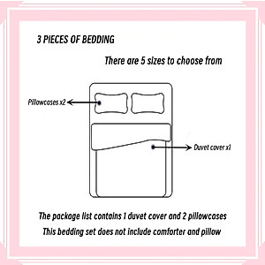 HRBK Dark Green Puppet Cat Duvet Cover Twin - Animal Pattern Bedding Set Super Soft Comforter Cover + 2 Pillowcases 20"x26", 110gsm Microfiber Comfortable Duvet Covers 3 Piece with Zipper