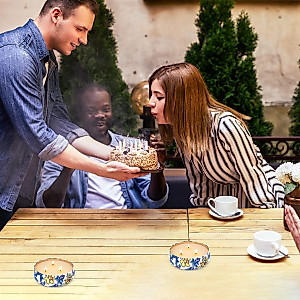 Citronella Candles Outdoor Indoor, YOSICIL 2 Pack Citronella Scented Candles Soy Wax Lemongrass Essential Oil, Portable Glass Jar Candles for Home Patio Travel Garden Yard Camping