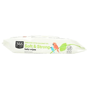 365 by Whole Foods Market, Coconut Baby Wipes, 64 Count