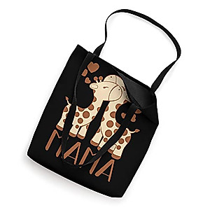 Giraffe Mama Mothers Day Cute Animal Mama Momma Mommy Tote Bag
