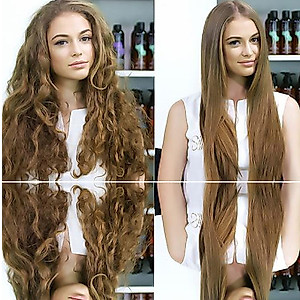 KERATIN RESEARCH Keratina Brasilera Tratamiento Capilar por 300ml con Champú Clarificante, Resultados Profesionales, Alisa y Suaviza el Cabello (Keratina por 120ml)