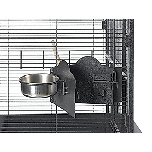 Prevue Pet Products 3351BLK Park Plaza Bird Cage, Black Hammertone, Small