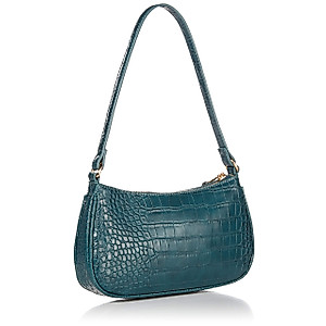 The Drop Women's Melanie Small Shoulder Bag, Teal Green, One Size