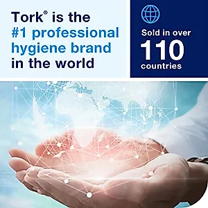 Tork Hand Towel Roll, White, Advanced, H21, Soft, Disposable, 100% Recycled, Absorbent, 1-Ply, 12 x 800 ft, RB800