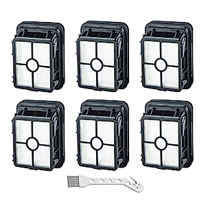 RONGJU 6 Packs 1866 Vacuum Filters Replacement for Bissell CrossWave Vacuum Cleaner, Compare to Part # 1608684
