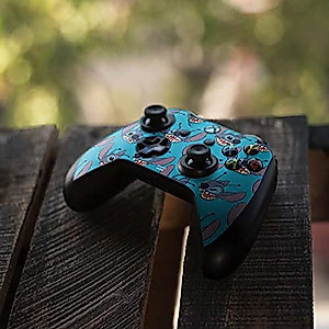 Skinit Decal Gaming Skin Compatible with Xbox One S Controller - Officially Licensed Disney Lilo and Stitch Face Expression Pattern Design