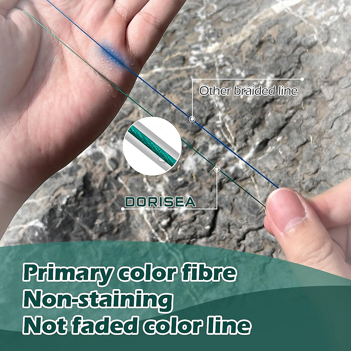 Dorisea Extreme Braid 100% Pe Black Braided Fishing Line 109Yards-2187Yards 6-550Lb Test Fishing Wire Fishing String Incredible Superline Zero Stretch (100m/109Yards 6lb/0.10mm)