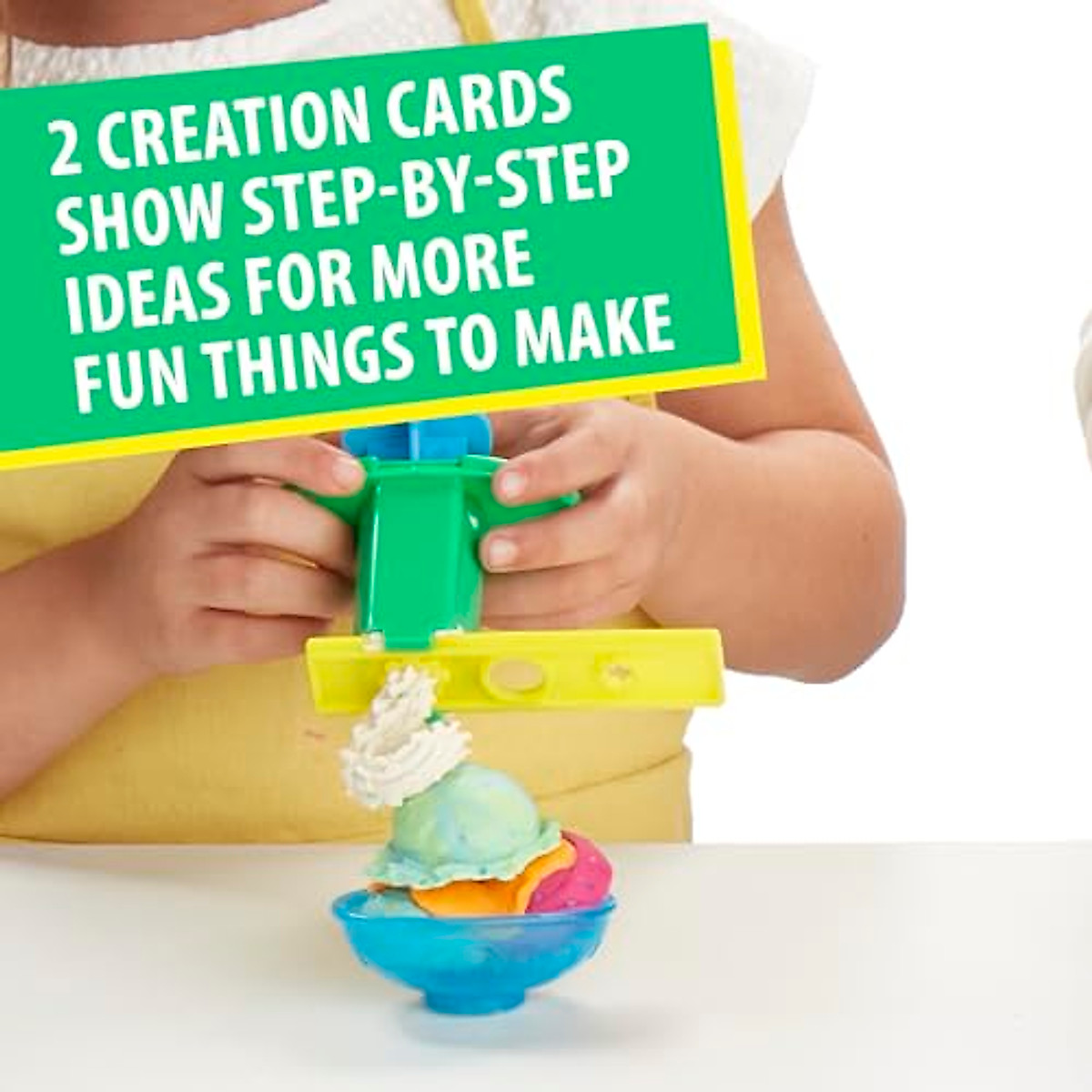 Play-Doh Kitchen Creations Ice Cream Party Play Food Set with 6 Play-Doh Colors, 2-Ounce Cans (Amazon Exclusive)