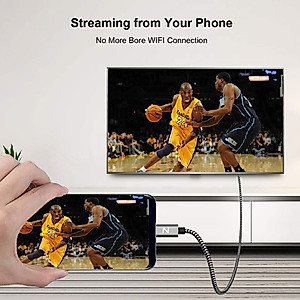 USB C to HDMI Cable (4K@60Hz), NITASA 6ft USB Type C to HDMI Cable(Thunderbolt 3 Compatible) for MacBook Pro 2017 2018 2019, iPad Pro/MacBook Air 2018 2019, Surface Book 2, iMac, ChromeBook, Galaxy S9