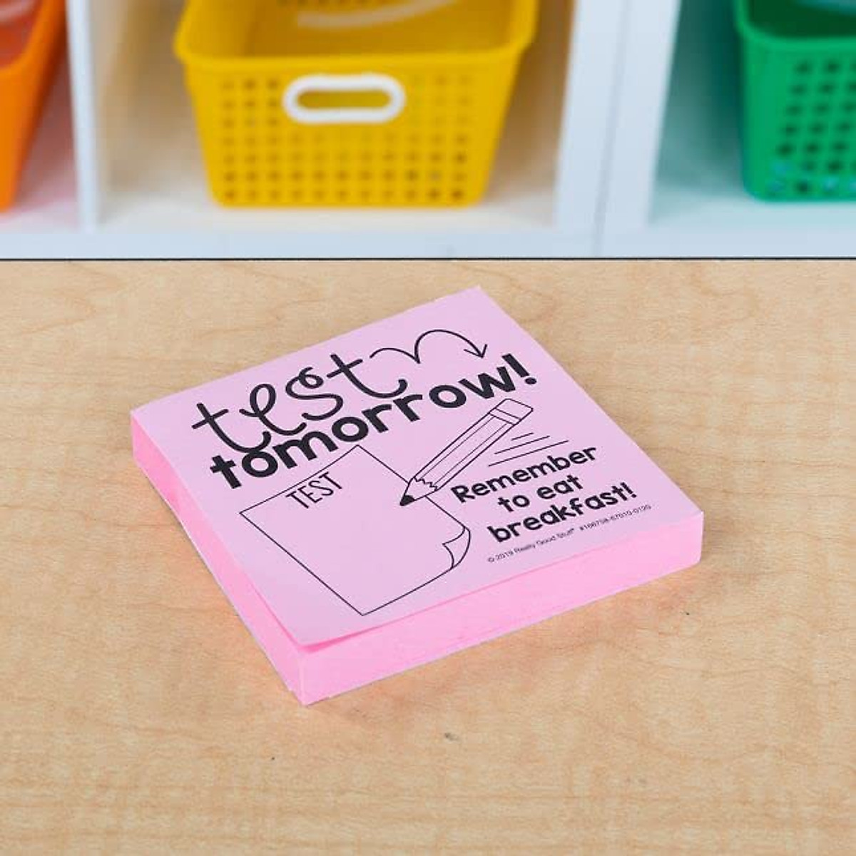 Really Good Stuff School-to-Home Sticky Note Reminders 6 Pack 600 Pages