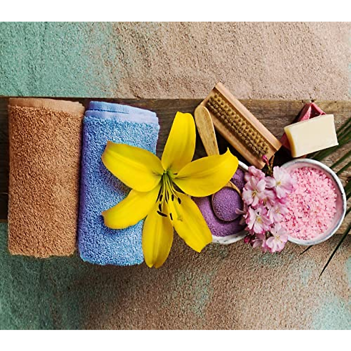 Towel and Linen Mart 100% Cotton - Wash Cloth Set - Pack of 24, Flannel Face Cloths, Highly Absorbent and Soft Feel Fingertip Towels (Multi)