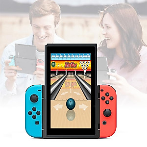 KKOZESST Portrait Mode Flip Grip Handheld Accessory for Nintendo Switch Vertical Mode Orientation Works with OLED Joy-con Grips Stand