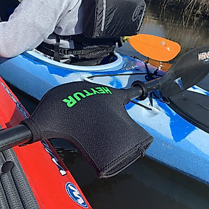 HEYTUR Neoprene Paddle Mitts pogies Gloves for Sea Kayak Canoe Touring Paddle,Touring,Kayaking Flatwater,Rafting