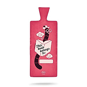 Genuine Fred Bookie Cushion, Whoopee Cushion Bookmark, Pink