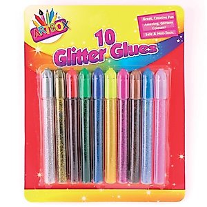 10pk Glitter Glues Pens