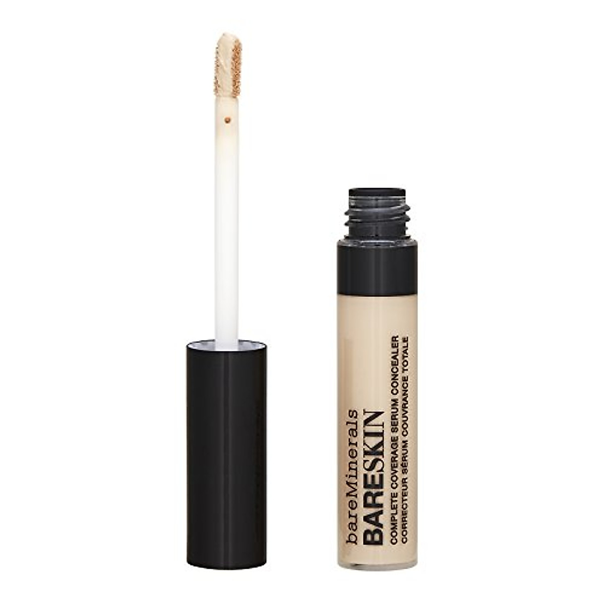 bareMinerals Bareskin Complete Coverage Serum Concealer for Women, Light, 0.2 Fl Oz