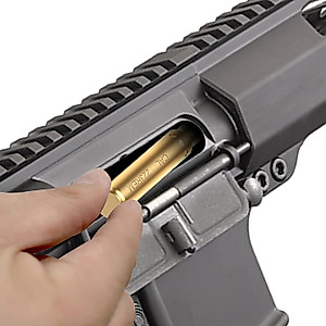 Tipfun Bore Sight Cal 223 5.56mm Rem Gauge Laser Sight Red Dot Boresighter with Batteries