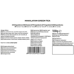 VAHDAM, Himalayan Green Tea Leaves (50+ Cups, 3.53 Oz) Non GMO, Gluten Free | High Elevation Grown Green Tea Leaves From Himalayas | Pure Unblended Single Origin Green Loose Leaf Tea | Vacuum Sealed