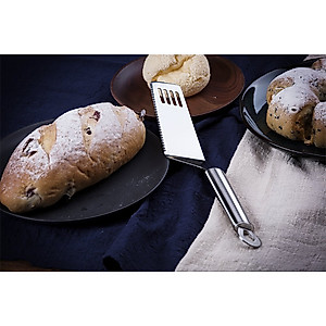 TAFOND Stainless Steel Pie Cutter and Server, Cake Cutter and Pastry Spatula with Serrated Blade, Set of 1