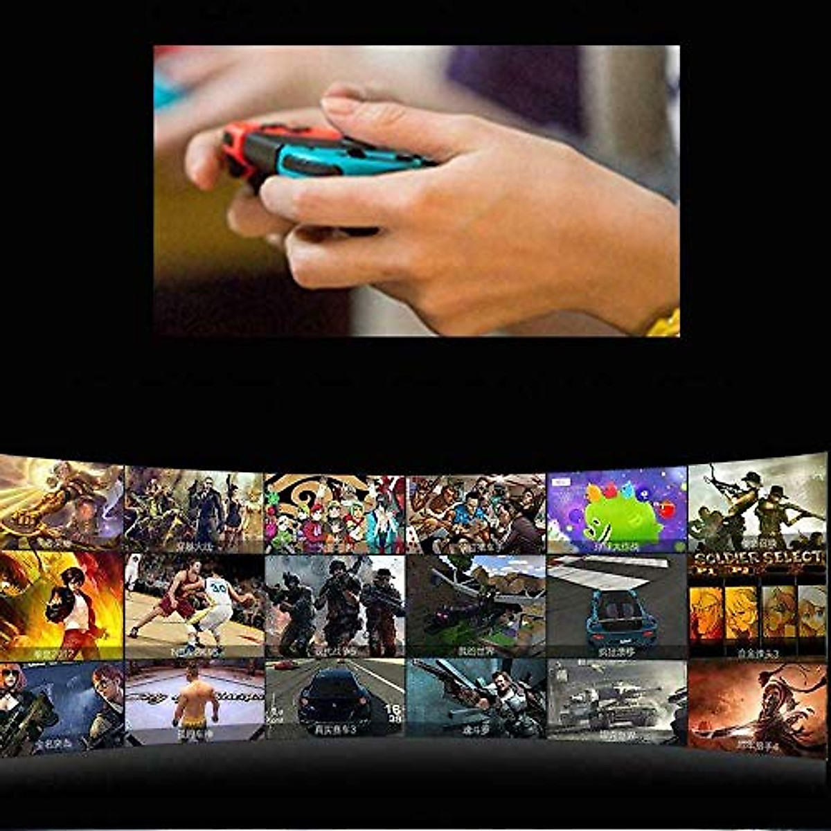 OMKARSY NS Switch Joy Pad Controllers - Left and Right Controllers Compatible with Nintendo Switch as a Joy Con Controller Replacement - Red/Blue