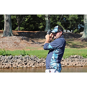 ProFISHiency: David Dudley Signature Series 7'2" MH True Timber Spinning Rod | 30 TON Carbon Blank | Fuji Reel Seat | Super Lightweight | True Timber Rift Camo