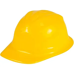 Rhode Island Novelty Child's Plastic Construction Party Hat Yellow