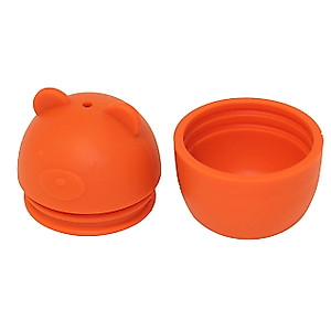 Silicone Bath Toys 5 Assorted Animals Yellow, Blue, Orange, Green, Magenta Appx. Size 2.83'' x 2.27''