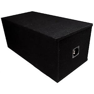 Harmony Audio SOLORND2X15V Dual 15" Slot Vented Paintable Baffle Stereo Sub Box