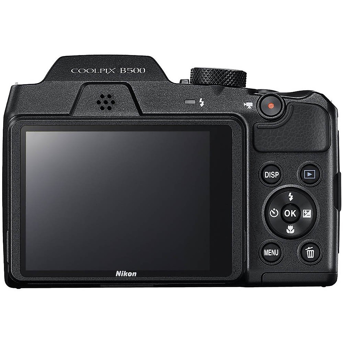 Nikon COOLPIX B500 16MP 40x Optical Zoom Digital Camera Black Bundle with 16GB Memory Card, Camera Bag for DSLR and 4X Rechargeable AA Batteries with Charger