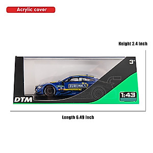 RMZ City Compatible for 1:43 Alloy Car Model Mercedes-DTM #2 Metal Die-Cast Model Racecar for Collect