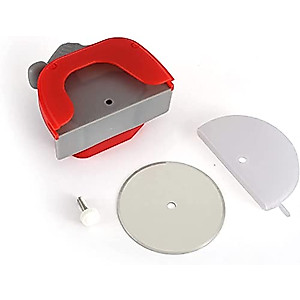 Fat-Cat Pizza Cutter Wheel, Super Sharp Pizza Slicer with Protective Blade Guard for Pizza, Pies, Waffles and Dough Cookies, Easy to Use and Clean (Blue)