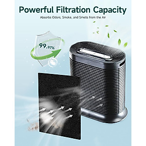 6-Pack Prefilter A for Honeywell HPA300 Series Air Purifiers, HRF-A300 Carbon Pre Filter, Thickened to 1/4 Inch