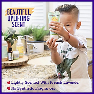 California Baby Calming Jelly Mousse Hair Gel | 100% Plant-Based (USDA Certified) | Kids Hair Gel | Medium-Hold | Lavender Scent | Allergy Friendly | Non-Sticky Baby Hair Gel | 82 g / 2.9 oz.