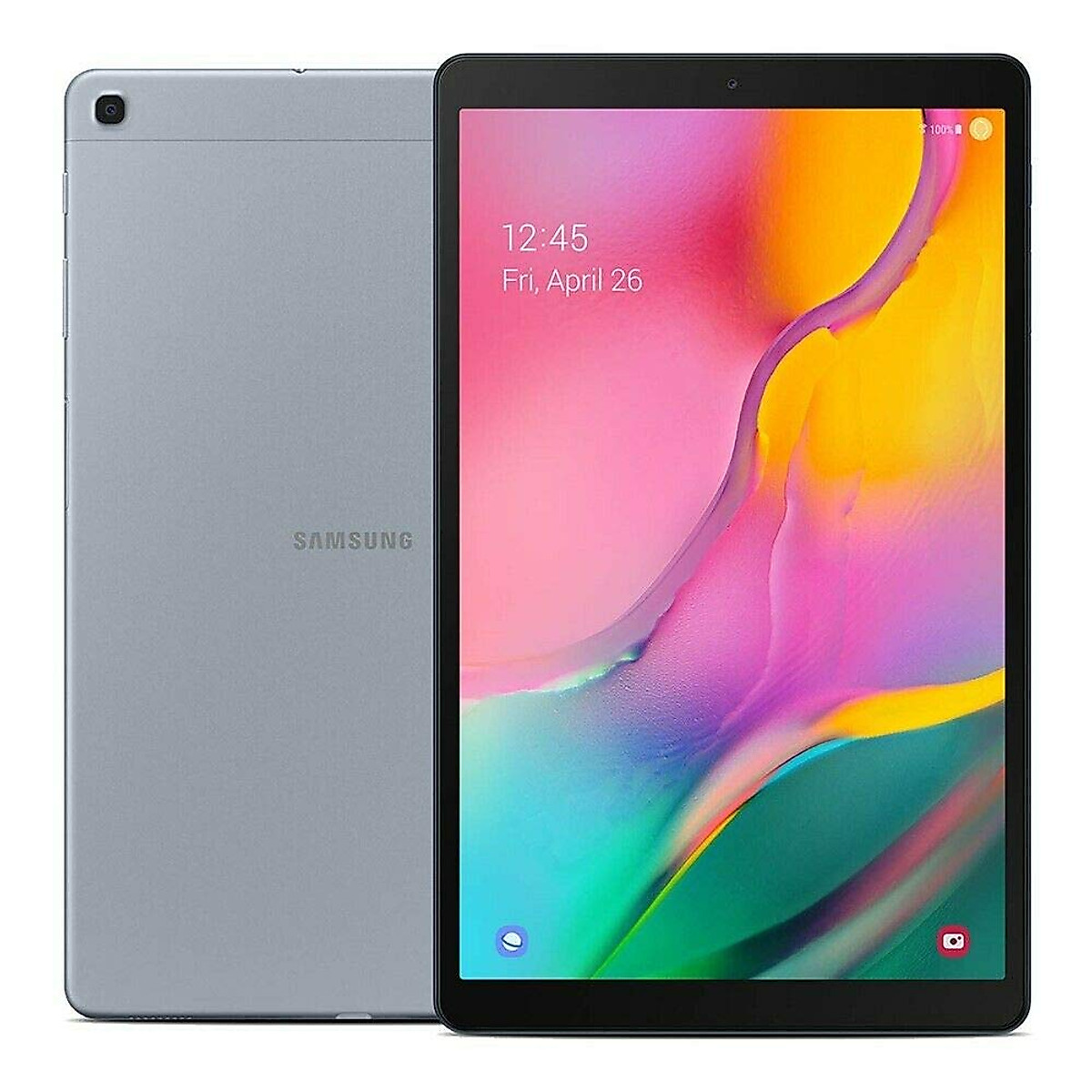 Samsung Galaxy Tab A 10.1 128 GB WiFi Tablet Silver (2019) (Renewed)