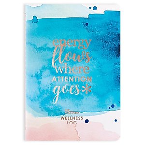 Erin Condren Designer Petite Planner - Wellness Log/Wellness Planner Achieve Health goals, Track Fitness, Sleep, Nutrition, Water Intake, Habits and More, 5.7"x8.25"