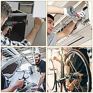 Torx Bit Set, Tonsiki 13PCS Security Torx Bit Set, Tamper Resistant Star Bits Set S2 Steel, 1/4'' Hex Shank Screwdriver Bit with Magnetic, 3'' Long, T5-T40