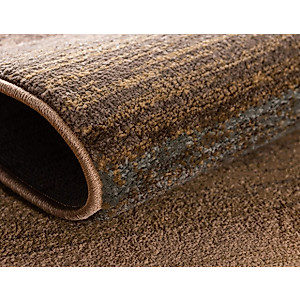 Unique Loom Fars Collection Area Rug - Manila (6' 1" x 9' Rectangle, Multi/ Light Brown)