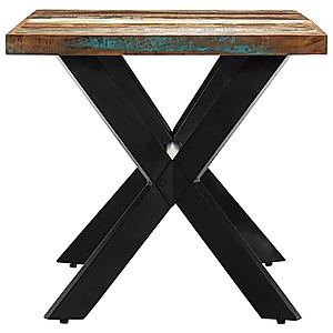 YAFF Dining Table 63"x31.5"x29.5" Solid Reclaimed Wood-7435