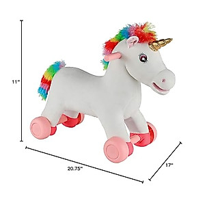 Rockin' Rider Celeste 2-in-1 Unicorn, White