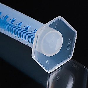 GSHLLO 100ml Plastic Graduated Cylinder Transparent Measuring Cylinder Science Measuring Tube Liquid Graduated Tool Lab Graduated Tube Clear Scientific Measuring Tool