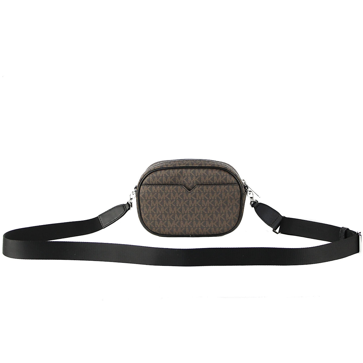 Jet Set Travel Small Logo Stripe Crossbody Bag (black sig)