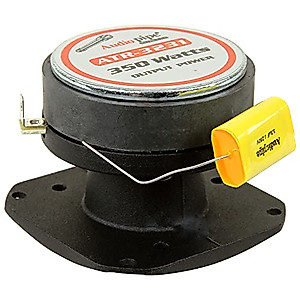 Audiopipe 1 Pair 350 Watts 1" Chrome Super Titanium Tweeter Heavy Duty Car Tweeters